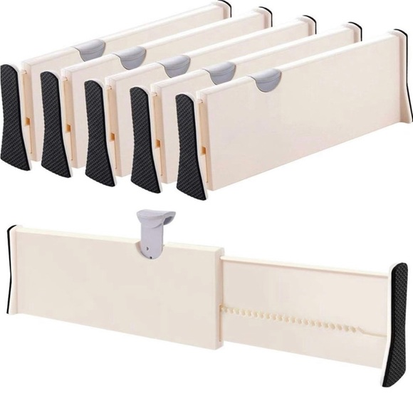 Storage & Organization | Drawer Divider 5 Pack Adjustable Drawer ...